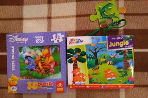 Пазлы детские 3d "Trefl", "Grafix"