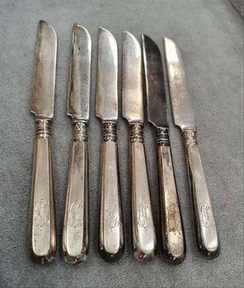 Ножи, серебро 84 проба, 1889год