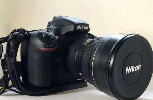 Nikon D800 body (4к кадров) + 2 объектива + штатив