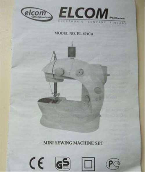 Швейная машина elcom EL-401CA