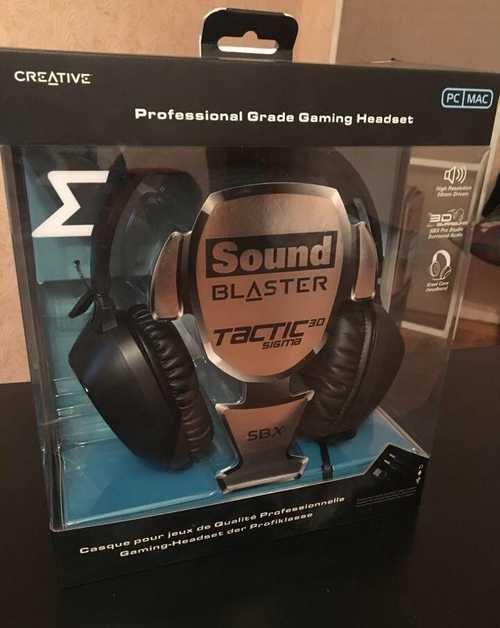 Гарнитура Creative Sound Blaster Tactic3D Sigma