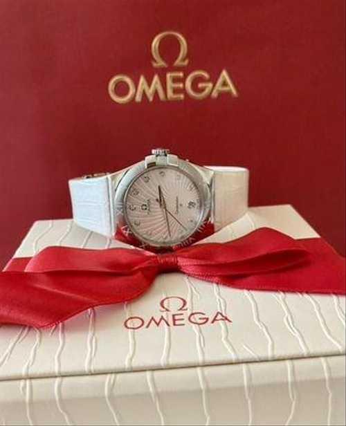 Часы omega constellation с бриллиантами