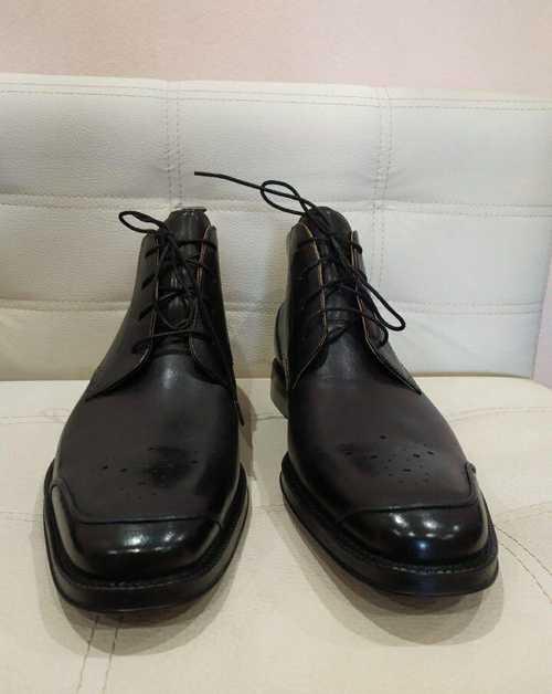 Ботинки кожаные Clarks 47 р-р (31см)
