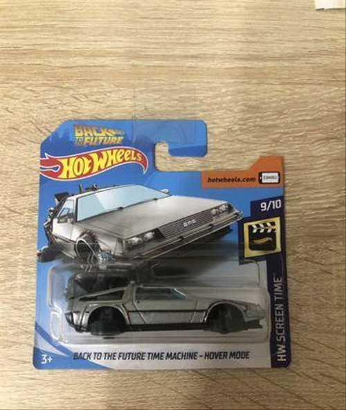 Hot wheels delorean back to the future