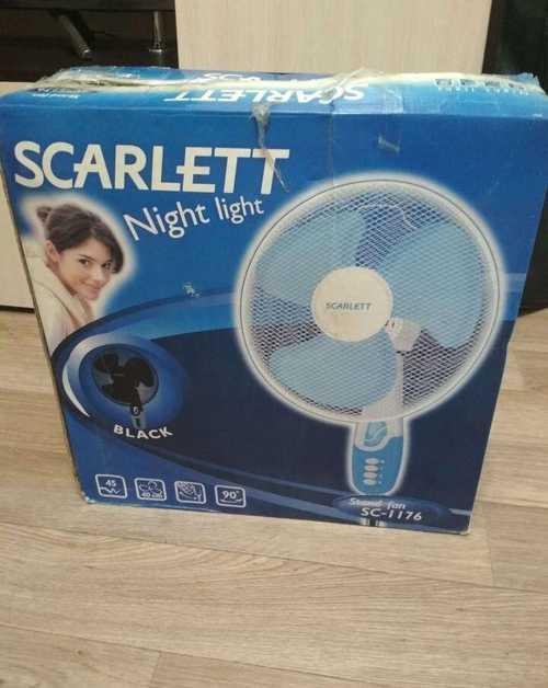 Вентилятор напольный Scarlett Stand fan SC-1176
