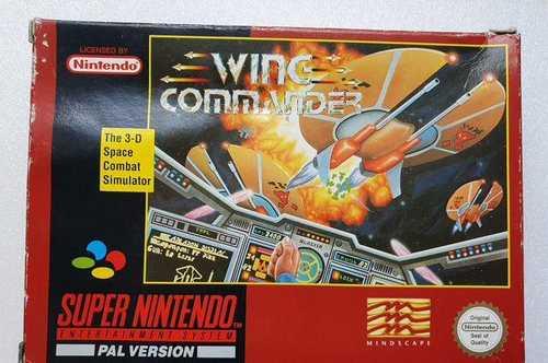 Wing Commander snes PAL полный англ комплект