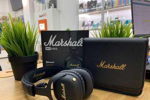 Наушники накладные Bluetooth Marshall Mid ANC Blac