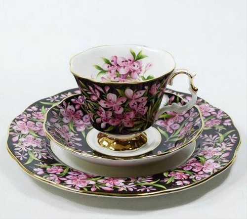 Royal Albert чайная тройка цветы Provincial Flower