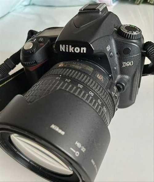 Зеркальный фотоаппарат Nikon D90 kit 18-105