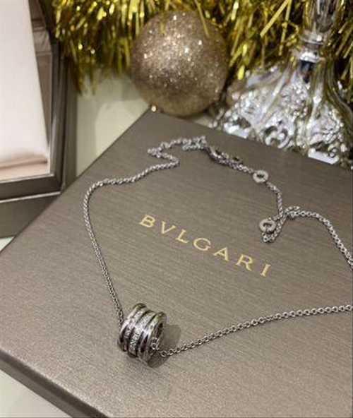 Подвеска Bvlgari B.Zero с бриллиантами новая