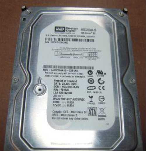 Жесткий диск (HDD) - для компьютера wd -320Гб