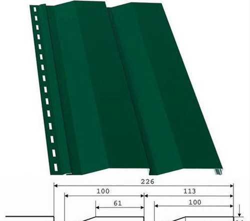 Сайдинг Корабельная Доска цвета RAL