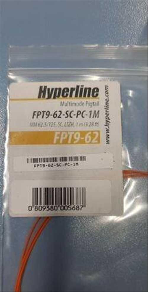 Пигтейл Hyperline FPT9-62-SC-PC-1M