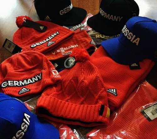 Олимпийская шапка шарф Адидас Сборной Германии 18г