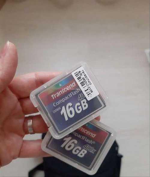 Карта памяти Transcend Compact flash 16 GB
