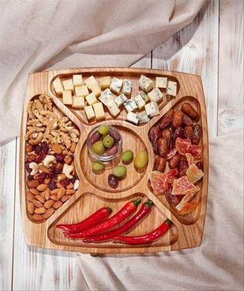 Менажница /деревянная тарелка