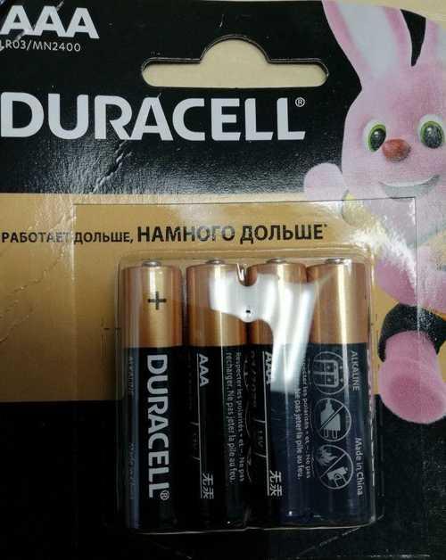 Батарейки Duracell 4шт