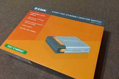 D-link DES-1005D сетевой коммутатор (свитч,switch)