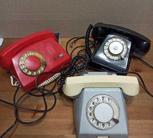 Телефон дисковый СССР 1960е-1970е