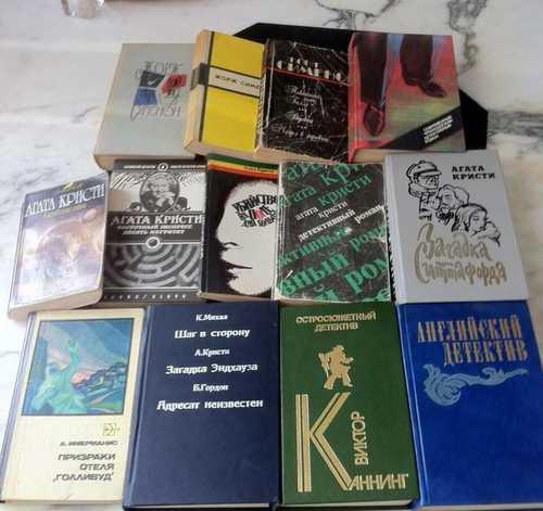 13 книг Агата Кристи Сименон детективы Франции Анг