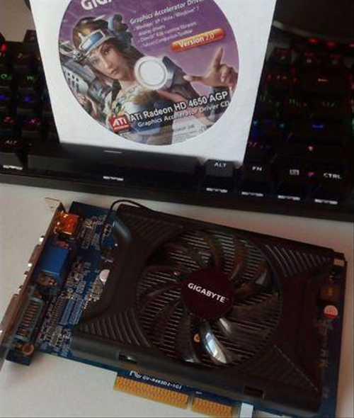 AGP GigaByte ATI Radeon HD4650 1024MB