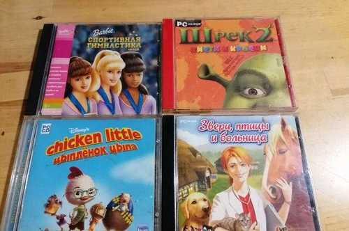 CD диски, детские игры