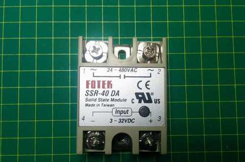 Твердотельное реле fotek SSR-40 DA (40A)