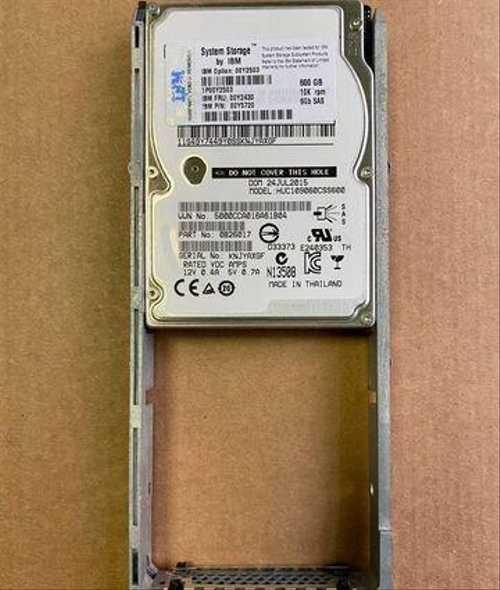 Жесткий Диск IBM 600GB 00Y2430 SAS 2.5