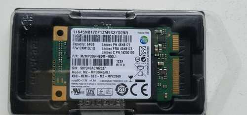SSD Original Samsung mzmpc064hbdr-000L1