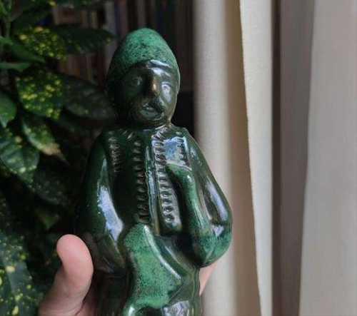 Статуэтка Казак с гусем керамика