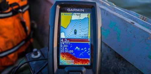 Garmin Striker Plus 4 эхолот с GPS