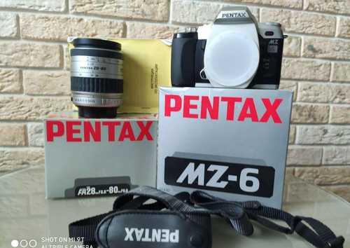 Зеркальный фотоаппарат pentax MZ-6 пленочный