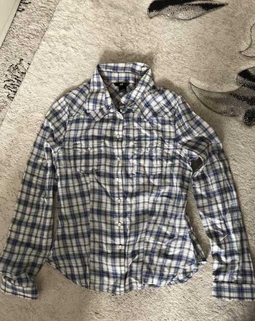 Рубашка клетчатая H&M size EUR 36