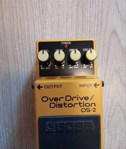 Гитарная педаль boss overdrive distortion os-2