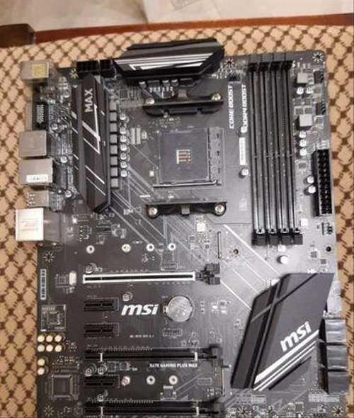Материнская плата MSI X470 gaming plus