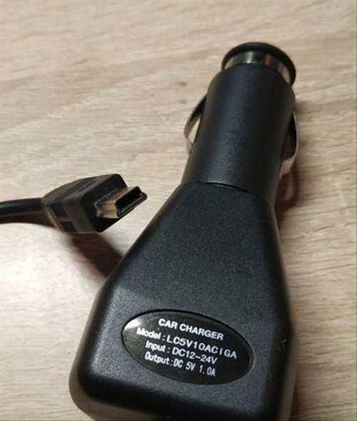 Зарядное устройство в прикуриватель Mini USB