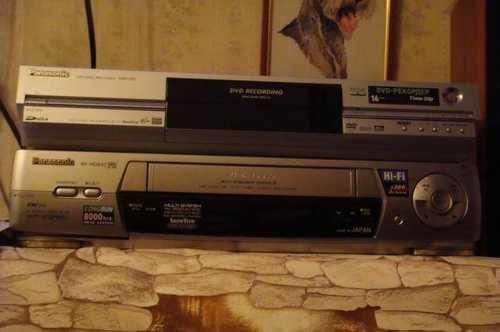 Dvd recorder + VHS recoder Panasonic