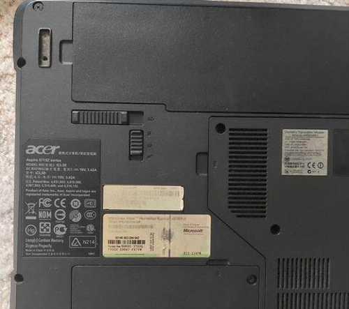 Продаю ноутбук Acer Aspire 5715z