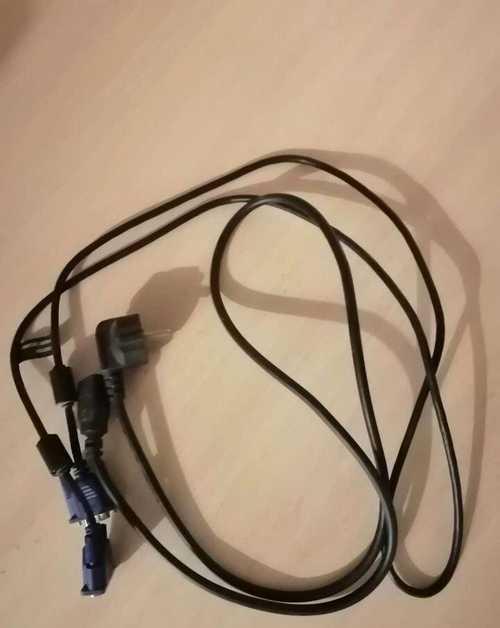 Продам 2 кабеля для монитора