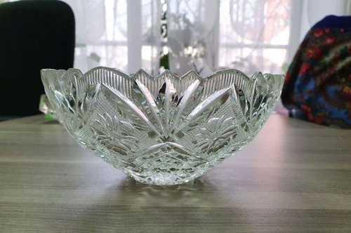 Салатник миска тарелка стекло вазочка хрусталь ссс