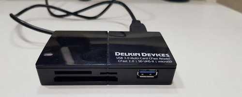Картридер Delkin Devices USB 3.0 + флэшкаcfast 2.0