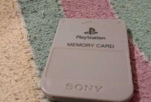 PlayStation memory card sony