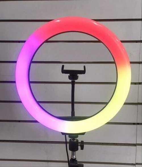 Кольцевая лампа цветная 33 см. Цветная Кольцевая лампа 33.