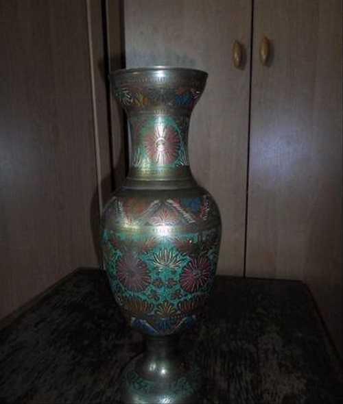 Напольная индийская ваза