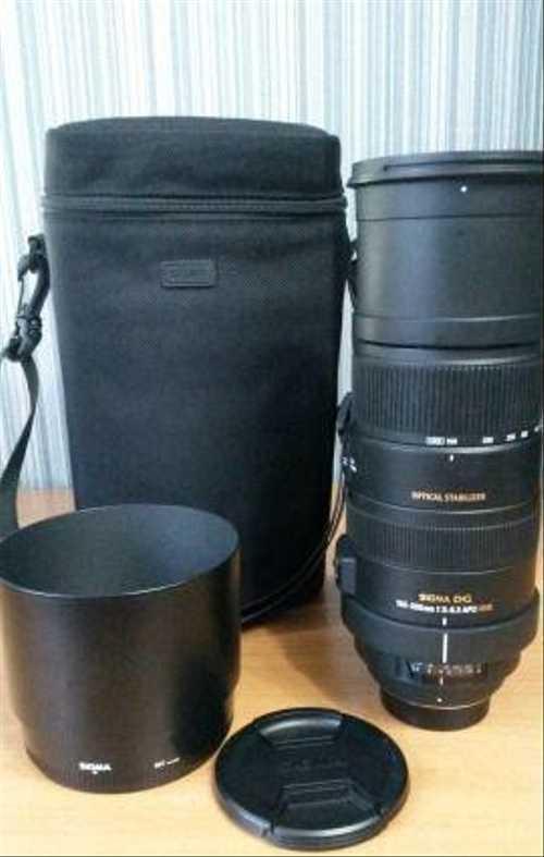 Продам объектив Sigma AF 150-500mm f/5-6.3 APO DG