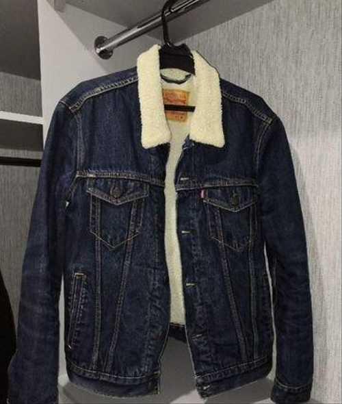 Джинсовая куртка levis sherpa