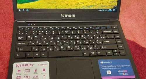 13.3" Ноутбук irbis NB600 для работы и учебы