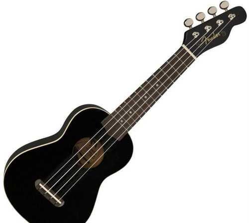 Укулеле fender ukulele venice-black