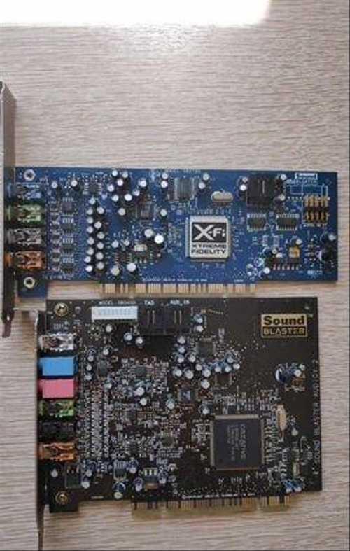 Звуковые карты Soundblaster PCI Audigy 2, X-FI