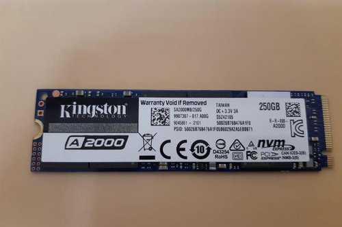 SSD накопитель m.2/Nvme Kingston A2000 250GB